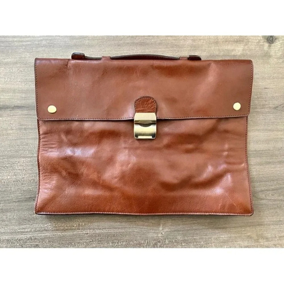 Velorbis | Bags | Velorbis Of Copenhagen Leather Folding Briefcase ...